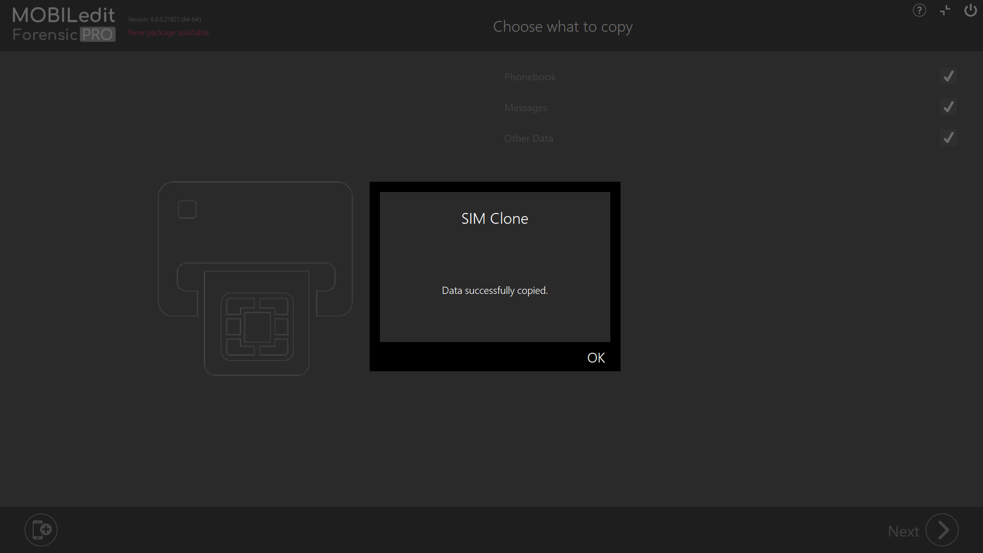 Built-in SIM Cloning