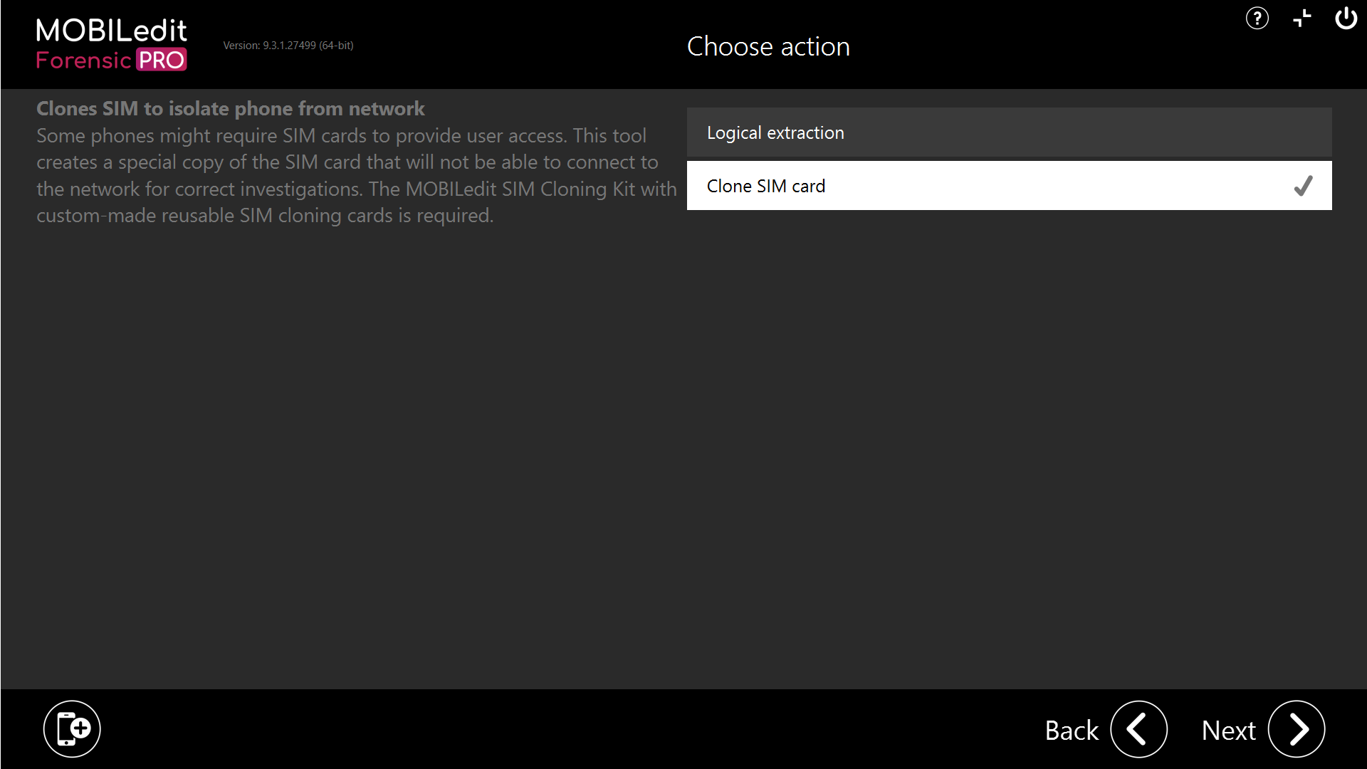 Built-in SIM Cloning