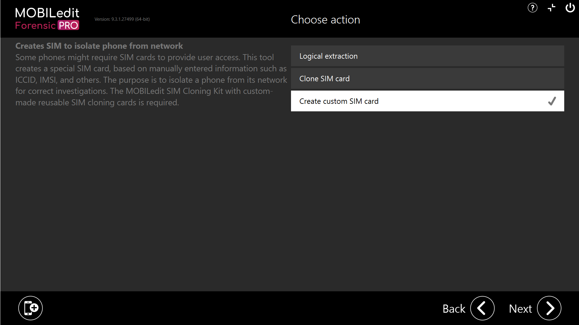 Built-in SIM Cloning
